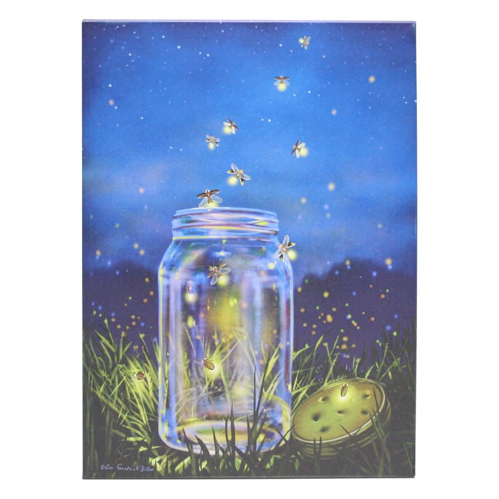 RAZ Imports 688131 24 X 18 X 1 Fireflies With Open Jar Battery raz-imports-688131-24-x-18-x-1-fireflies-with-open-jar-battery