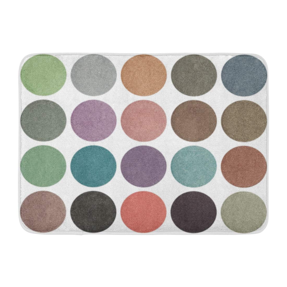 GODPOK Make Black Shimmer Palette of Colorful Eye Shadows White Pink ...