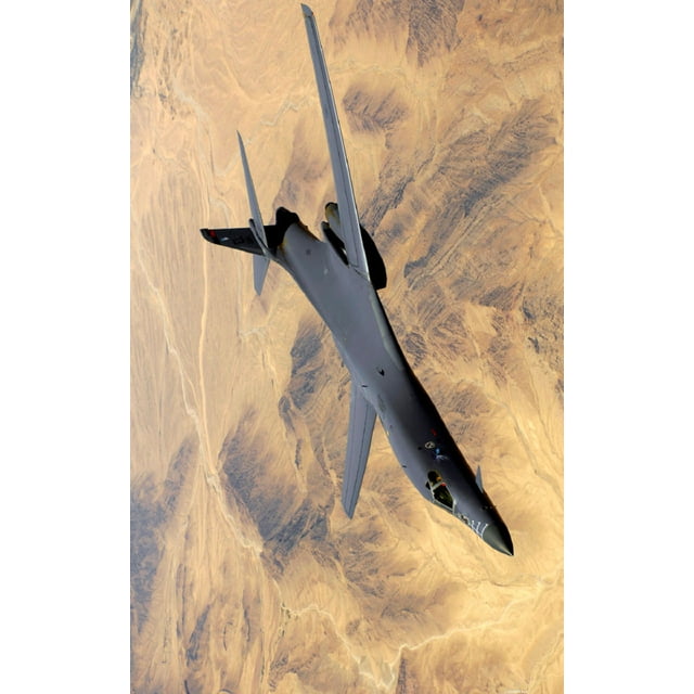 B1B Bomber Poster 12x16 Art Print on Metal Sign 12in x 16in Multi-Color ...