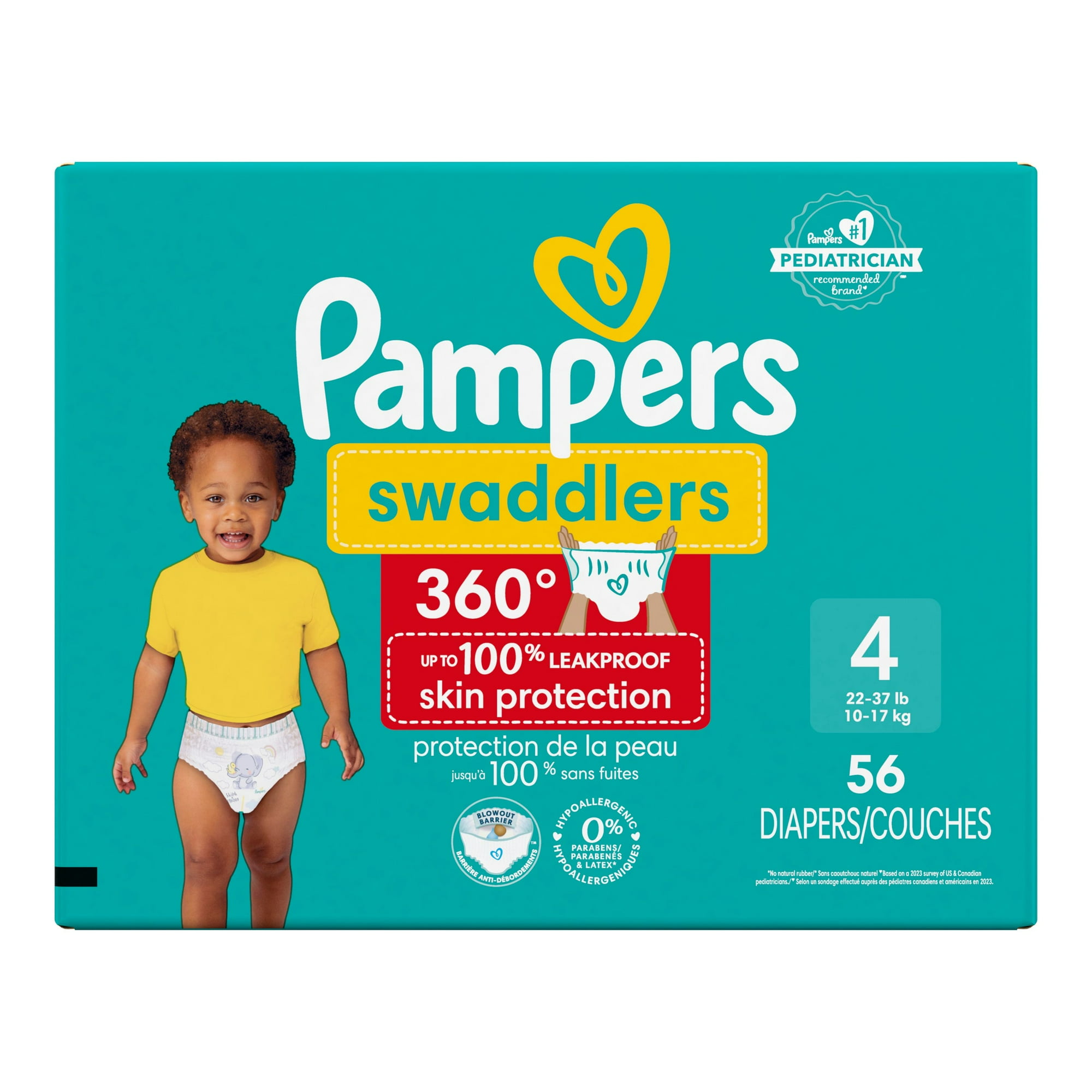 Click here for Pampers Diapers - Swaddlers 360° - Size 4  Up To 1... prices