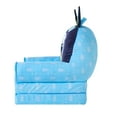 Bluey Plush 2-in-1 Flip Out TV Chair for Children in Vibrant Blue ...