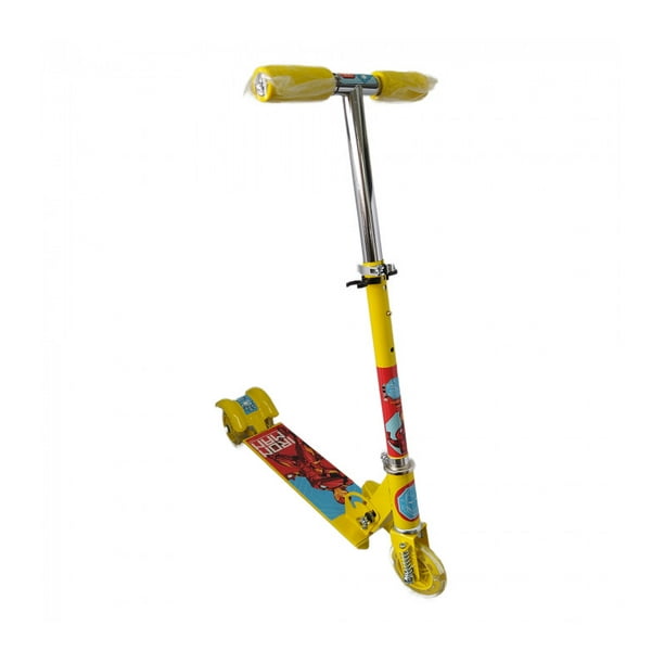 Scooter Plegable Marvel T364264 Iron Man 3 Ruedas Luz Amarillo - 3 ...