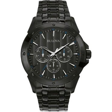 Bulova Marine Star Chronograph Quartz Red Dial Men's Watch 98B350 ...