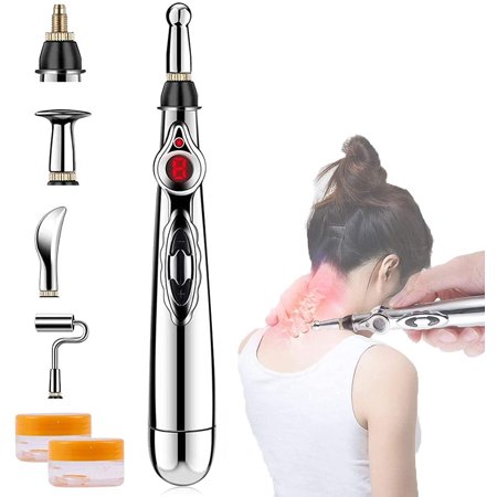 5-In-1 Acupuncture Pen Electronic 9 Levels Meridian Therapy Machine ...
