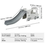 KFFKFF Toddler Slide for Indoor and Outdoor, Freestanding Kids Slide ...