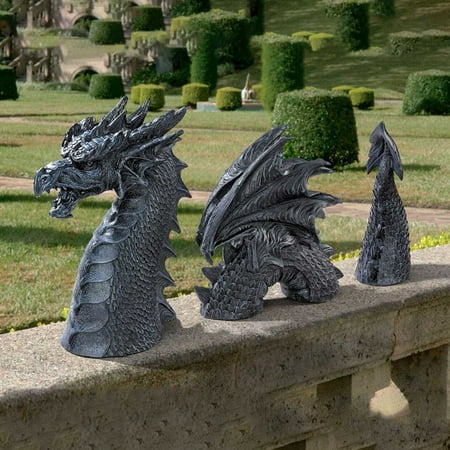 POINTERTECK Dragon Gothic Garden Decor Statue The Dragon Of Falkenberg ...