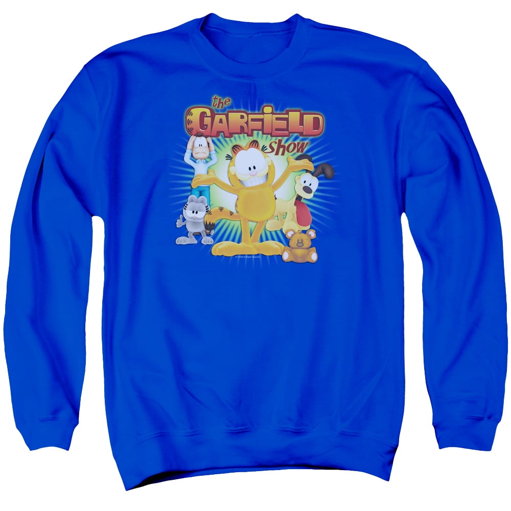 Garfield - Garfield Comic The Garfield Show Adult Crewneck Sweatshirt ...
