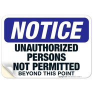 Put Things Back In Their Proper Places Sign, OSHA Notice Sign, 12x18 ...