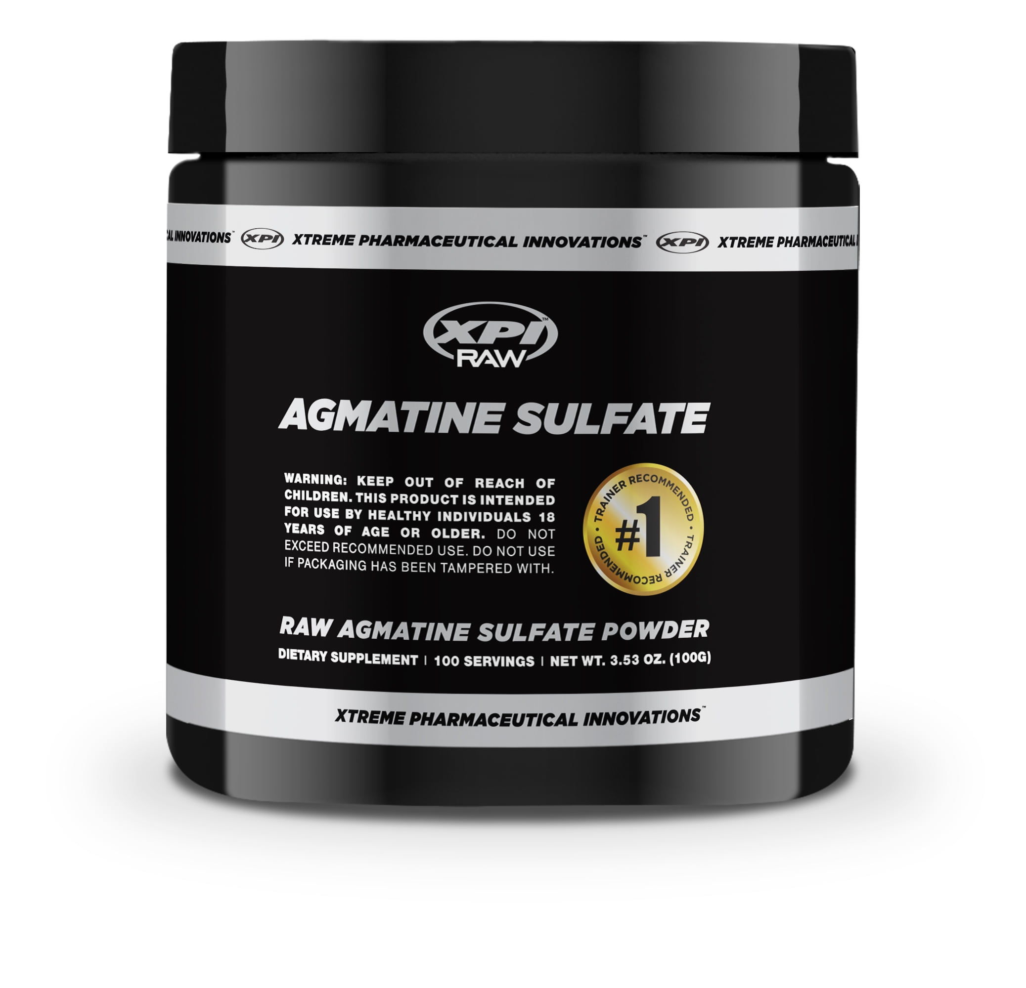 XPI Supplement Agmatine Sulfate Powder 100 Grams, 100 Servings - Walmart.com