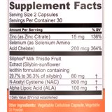 Live Conscious LiverWell Liver Support Supplement, 800 mg, NAC, Milk ...