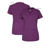 Adar Pro Scrubs For Women - Sweetheart V-Neck Scrub Top - Walmart.com