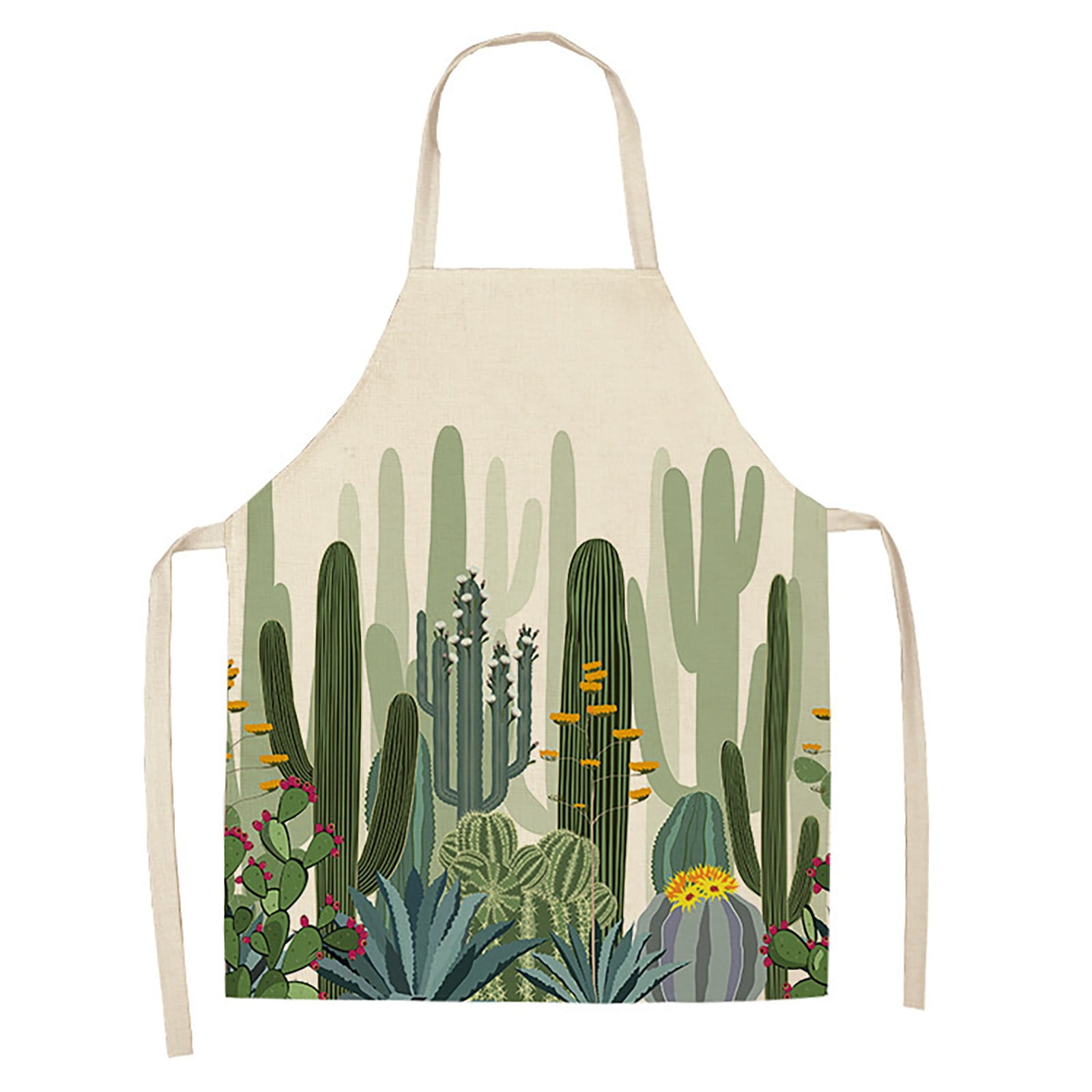 Click here for Witspace Apron  Fresh Cactus Printed Apron  Green... prices