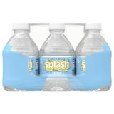 Splash Refresher Lemon Flavor Beverage, Zero Sugar, 8 fl oz Drinks, 12 ...