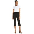RealSize Women's Millennium Pull On Capri Pants, 21" Inseam, Sizes S-XXL - Walmart.com