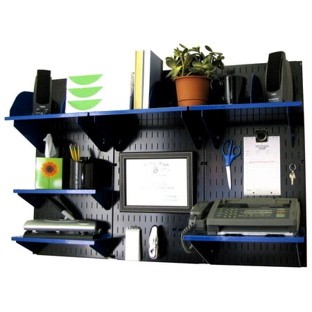 Wall Control Office Organizer Unit Wall Mounted Office Desk Storage and ...