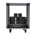 Rolling 12U Cabinet Network Rack - Portable Audio Studio Video ...