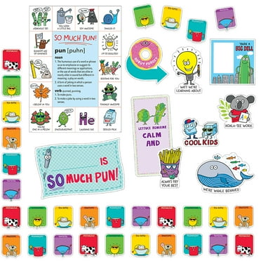 Woodland Friends Calendar Bulletin Board Set - Walmart.com