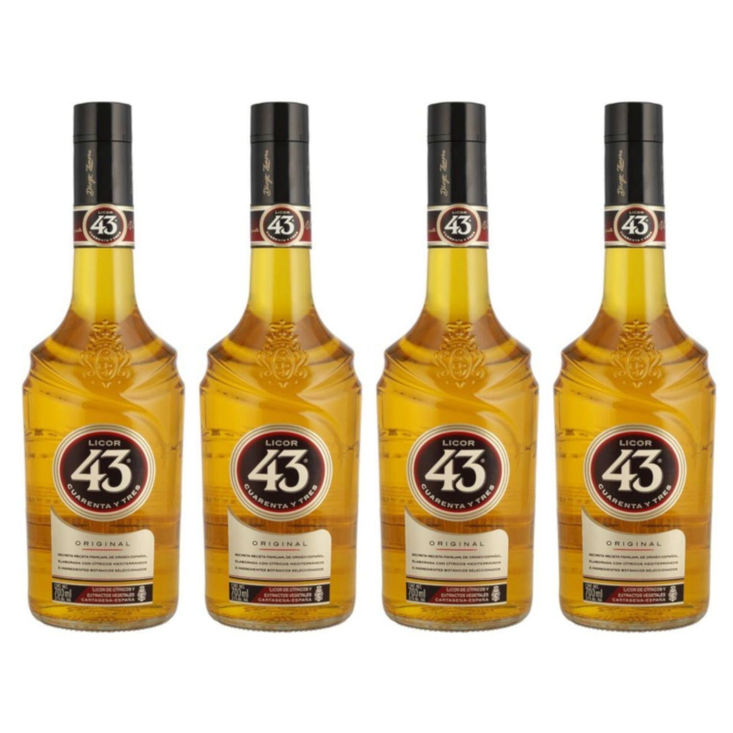 Pack de 4 Licor 43 700 ml 43 700 ml | Walmart en línea