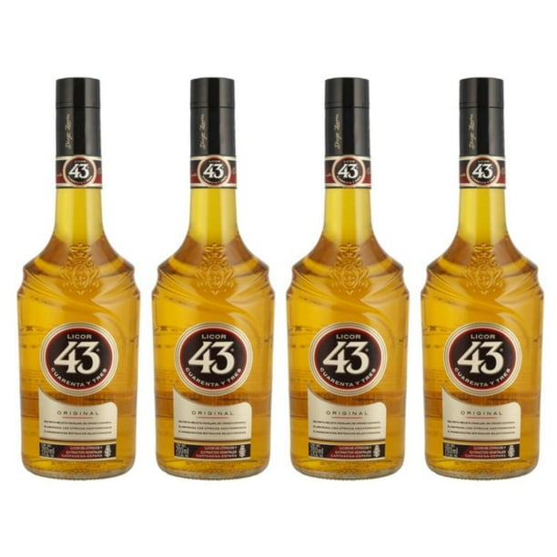 Pack de 4 Licor 43 700 ml 43 700 ml | Bodega Aurrera en línea