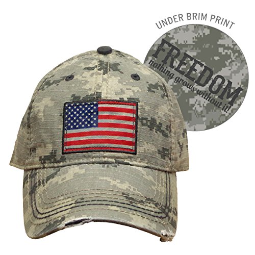 Farm Boy Digi Camo American Flag Hat - Walmart.com