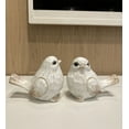 Farmhouse Bird Resin Figurines: Set of 2, Modern Tabletop, Rustic Bird ...