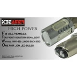 ICBEAMER 2 pcs 1157 LED Plasma Projector bulbs 14W Powrful Super Yellow ...