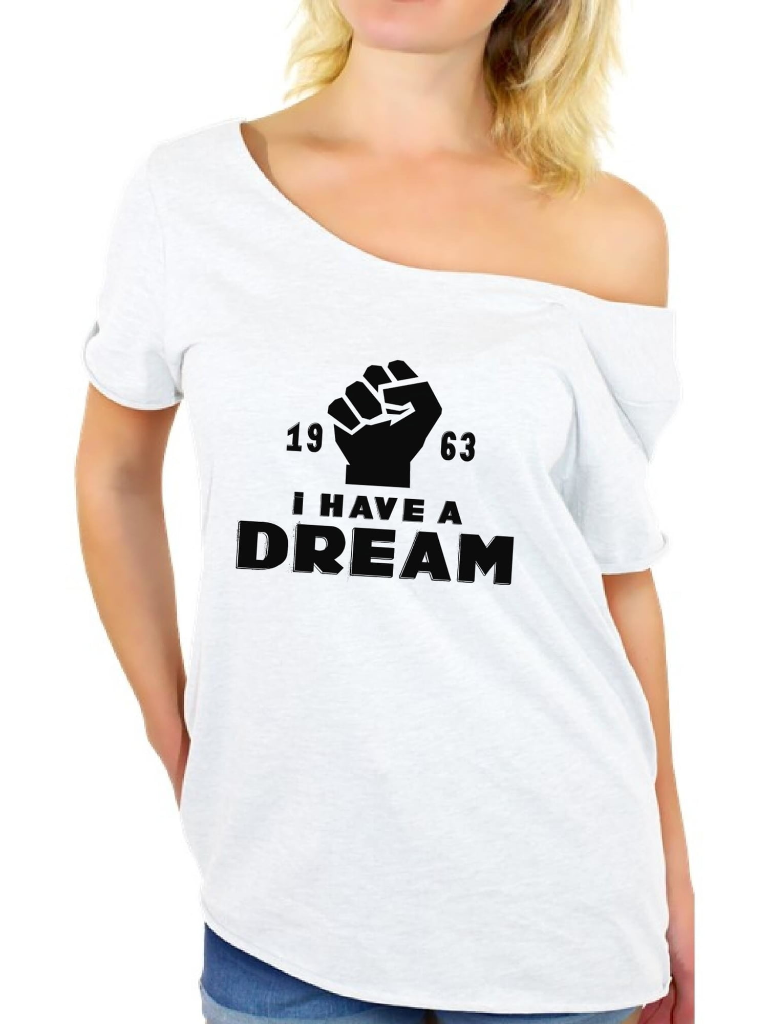 Awkward Styles Awkward Styles Womens Martin Luther King Graphic Off