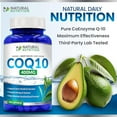 Natural Nutrition CoQ10 Vitamin, Extra Strength 400mg, 200 Capsules, Quick Absorption, Gluten ...