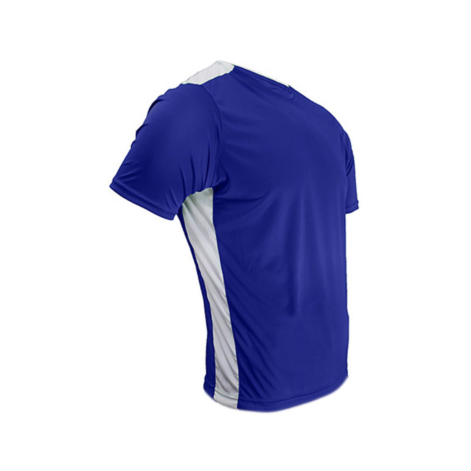 Polera De Futbol Arix Azul Rey Franja Blanca | Knasta Chile