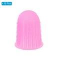Uxcell Rubber Finger Tips Silicone Thumb Fingertip Protector Guard ...