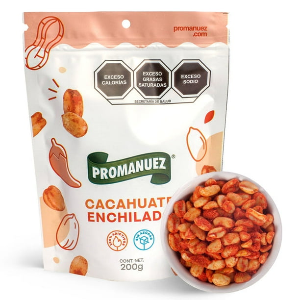 Promanuez Cacahuate Enchilado 200Gr | Bodega Aurrera en línea