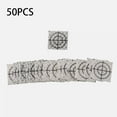 50Pcs Reflector Sheet For Total Station Surveying Reflective Sticker ...