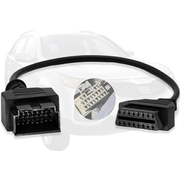 OBD1 to OBD2 Adapter Cable for Mazda Vehicles OBD2 16Pin to OBD1 17Pin ...