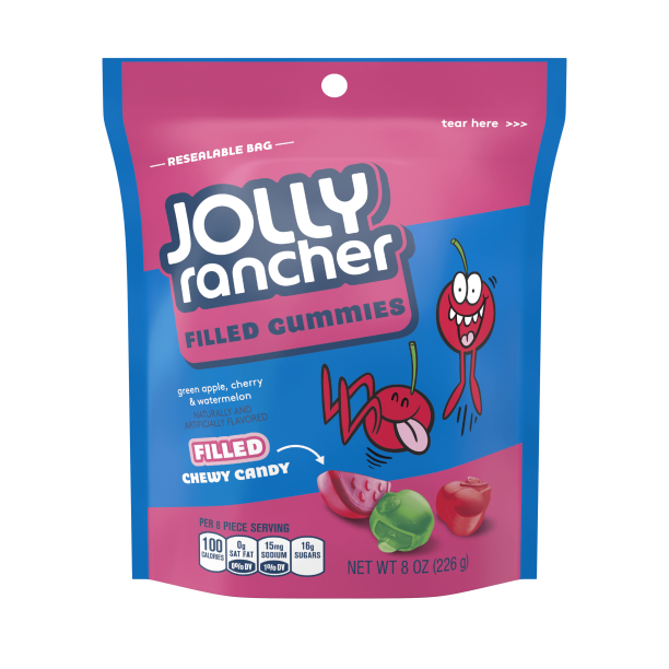 Jolly Rancher Filled Gummy Candy, 8 Oz. - Walmart.com - Walmart.com