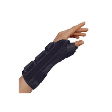 OTC 8" Wrist - Thumb Splint, Left Hand, Black, Large - Walmart.com