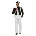 Dreamgirl Zoot Suit Riot Costume for Men with Pinstripe Suit, Adults ...
