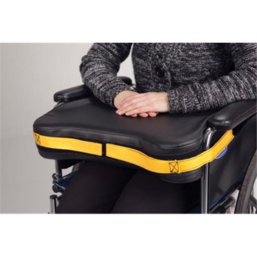 Secure Wheelchair Wedge Pommel Seat Cushion w/Safety Strap - Convex ...