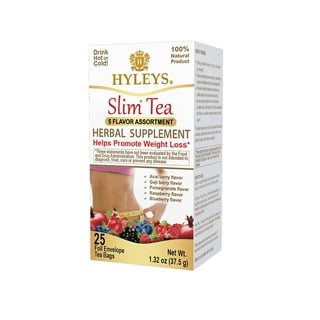 Badia Natural Herbs Slimming Tea Bags, 25 count, (Pack of 10) - Walmart.com