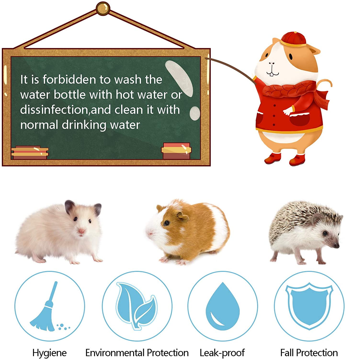 Hamster Drinking Water Bottle