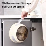 TOPRenddon Wall Mount Grocery Bag Dispenser, Keep Bag Storage Box ...