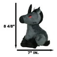 Mythical Fantasy Legend Black Dark Unicorn Hell Steed Luxe Soft Plush ...