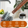 4-Pack Heavy Duty Scrub Brushes with 11" Sapele Wood Handle – PBT ...