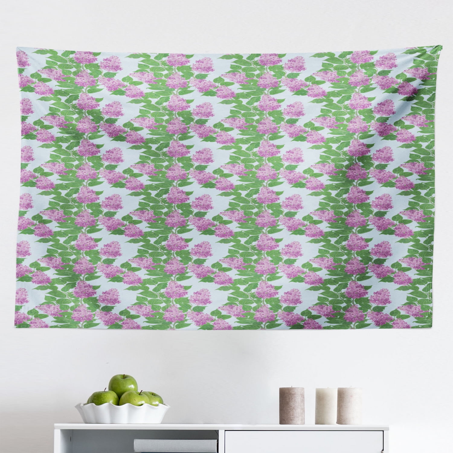 Lilac Tapestry, Monochromatic Pattern with Baroque Swirl Motifs ...