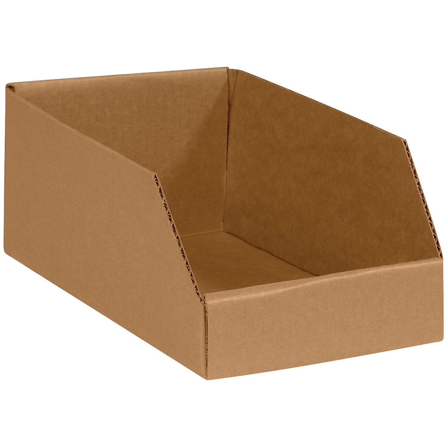 Box Partners Open Top Bin Boxes 6" x 9" x 4 1/2" Kraft 25/Bundle ...