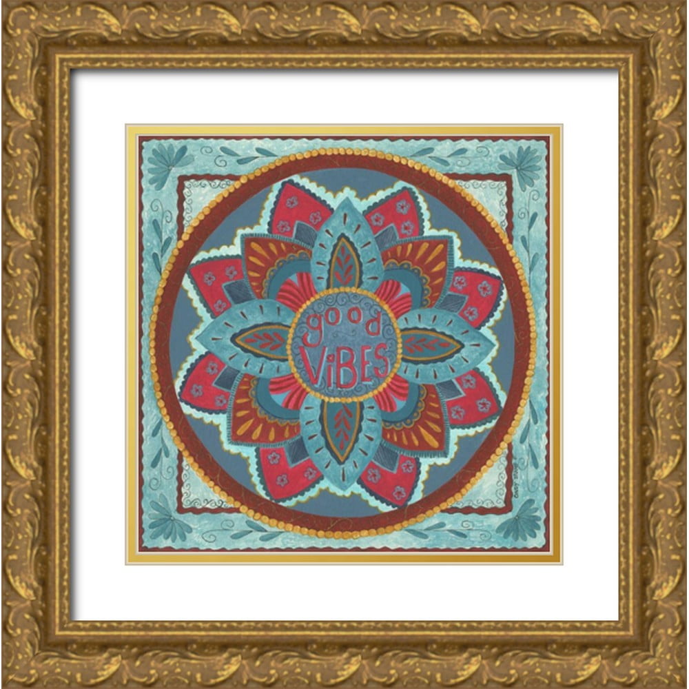 Shamp, Cindy 20x20 Gold Ornate Wood Framed with Double Matting Museum ...