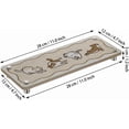 11 Inch Stone Dish Drying Mat - Water Absorbing Diatomite Sink Caddy ...