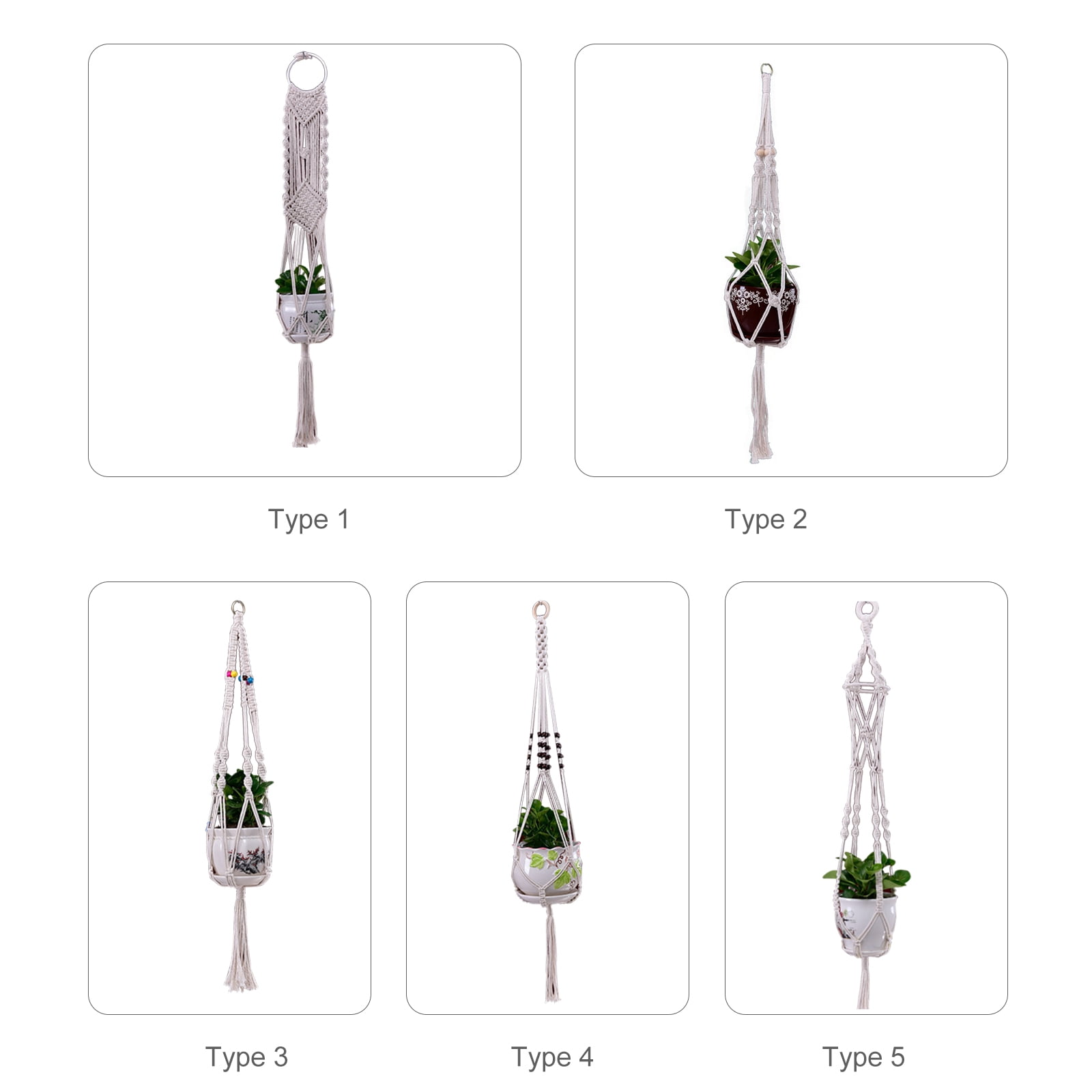 Click here for Amdohai Macrame Plant Hanger With Tassels Woven De... prices