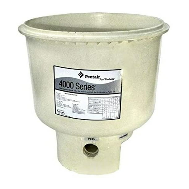 Pentair 197130 4000 Series Swimming Pool Filter Bottom Tank Assembly ...