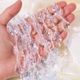Acrylic Beads Chains Leaf Clear 22x15.5x4.5mm 19m/roll for DIY ...