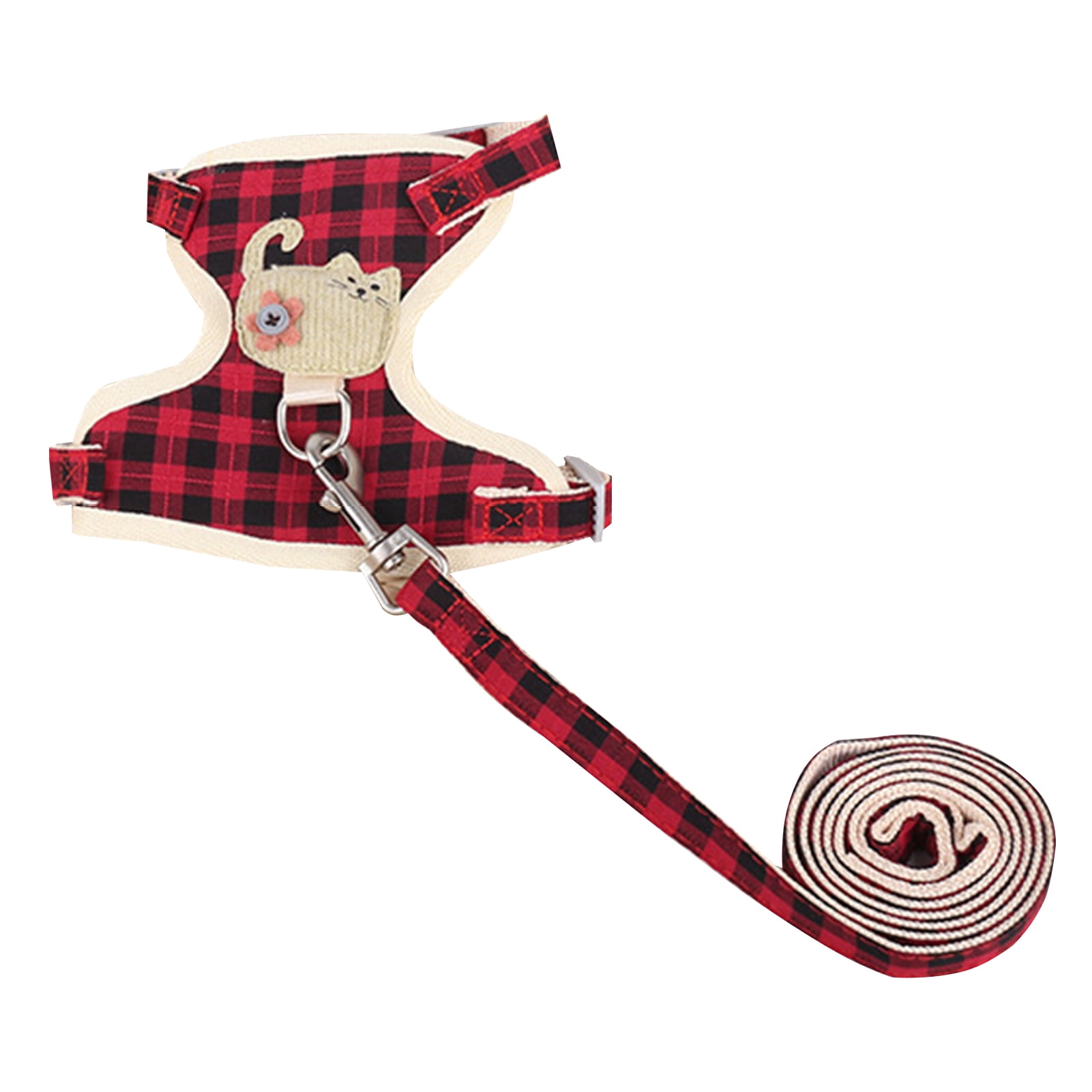 Mightlink 1 Set Cat Harness Three-dimensional Pattern Buckle Adjustment ...